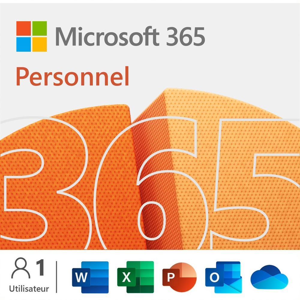 Microsoft 365 Personnel 1 utilisateur Abonnement 12 mois - Logiciels - Achat & prix | fnac