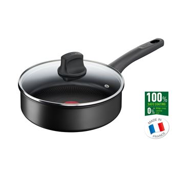 Sauteuse Tefal Ultimate G2683202 24 cm Noir avec couvercle - Achat ...