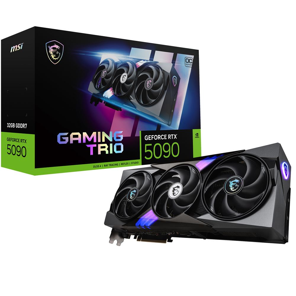 Carte Graphique MSI Nvidia GeForce RTX 5090 32G GAMING TRIO OC - Carte ...