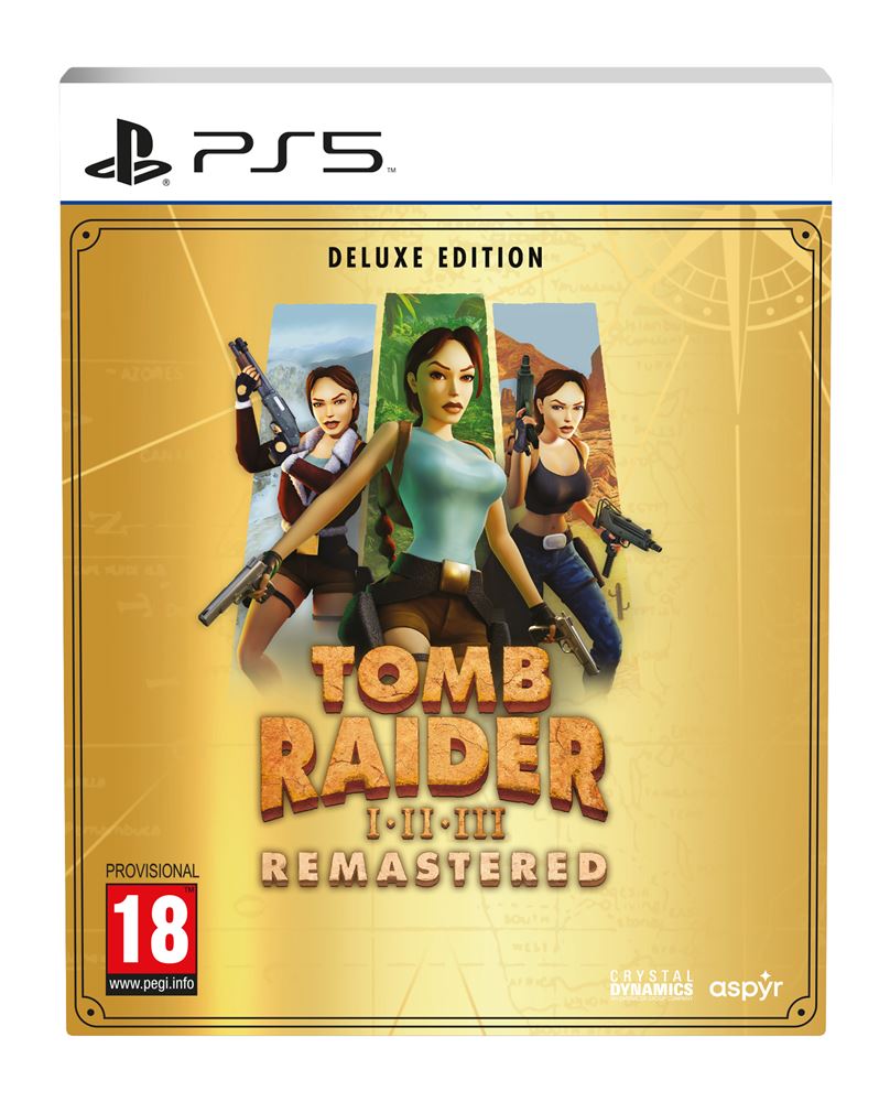 Tomb Raider I-III Remastered Starring Lara Croft Edition Deluxe PS5 - Précommande, prix & date ...