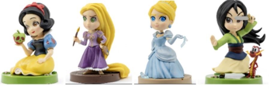 Figurine Yume Hero Box Princesses Blanche Neige Cendrillon Raiponce ...