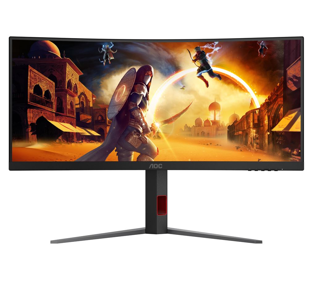 Ecran PC Gaming Aoc CU34G4Z 34" incurvé 240 Hz WQHD Noir et Rouge ...