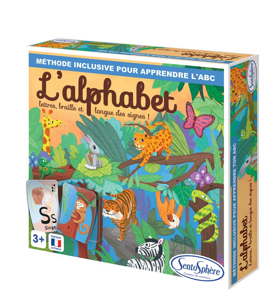 Jeu écriture et lettres SentoSphère L’alphabet - Jeu écriture et lettres - Achat & prix | fnac
