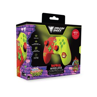 Manette Sans Fil Bluetooth Dragonshock Poptop+ TMNT Cowabunga Raphael ...