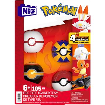 Jeu de construction Mega Pokémon Coffret Dresseur de Pokémon de type ...