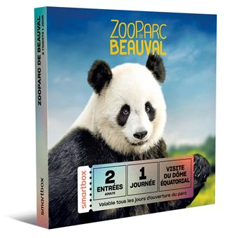Coffret cadeau SmartBox 2 billets adultes au ZooParc de Beauval ...