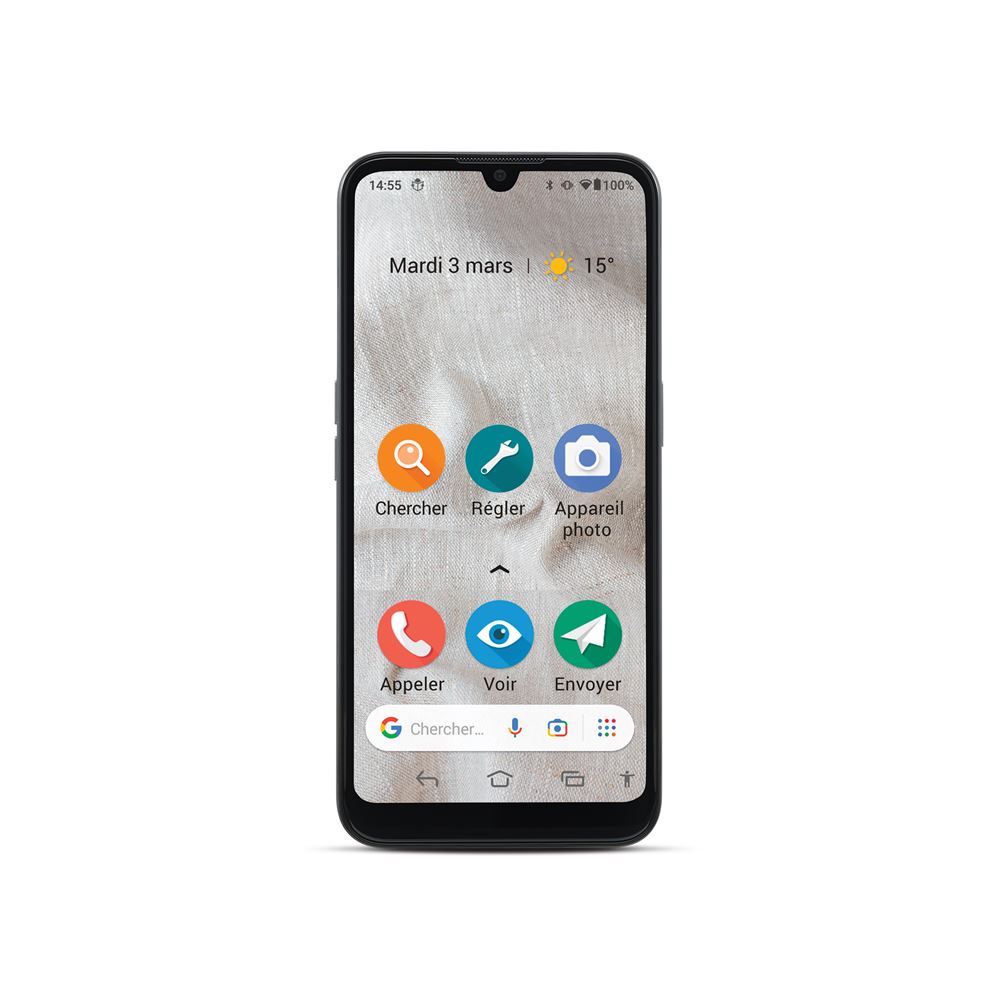 Smartphone Doro 8100 6,1" 4G Nano SIM Gris anthracite - Smartphone ...