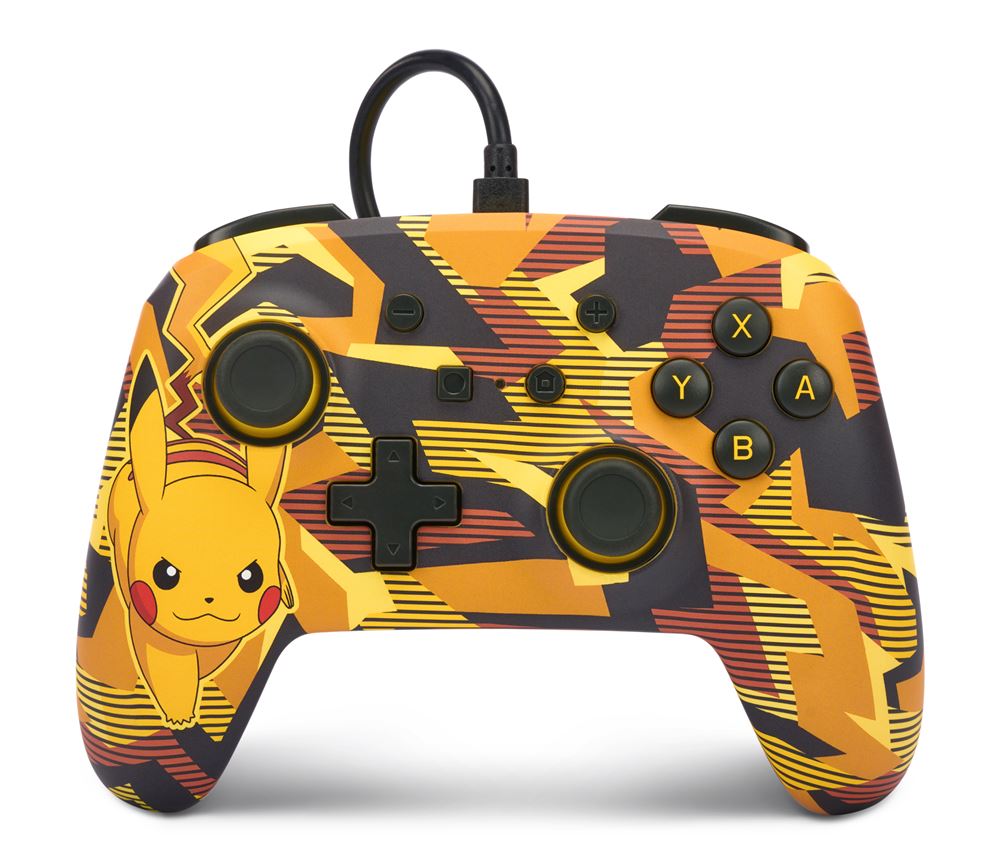 Manette filaire améliorée PowerA Pikachu pour Nintendo Switch Camo ...