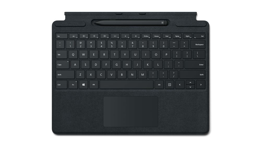 Clavier Microsoft Signature pour Surface Pro 8 Noir + Stylet Microsoft ...