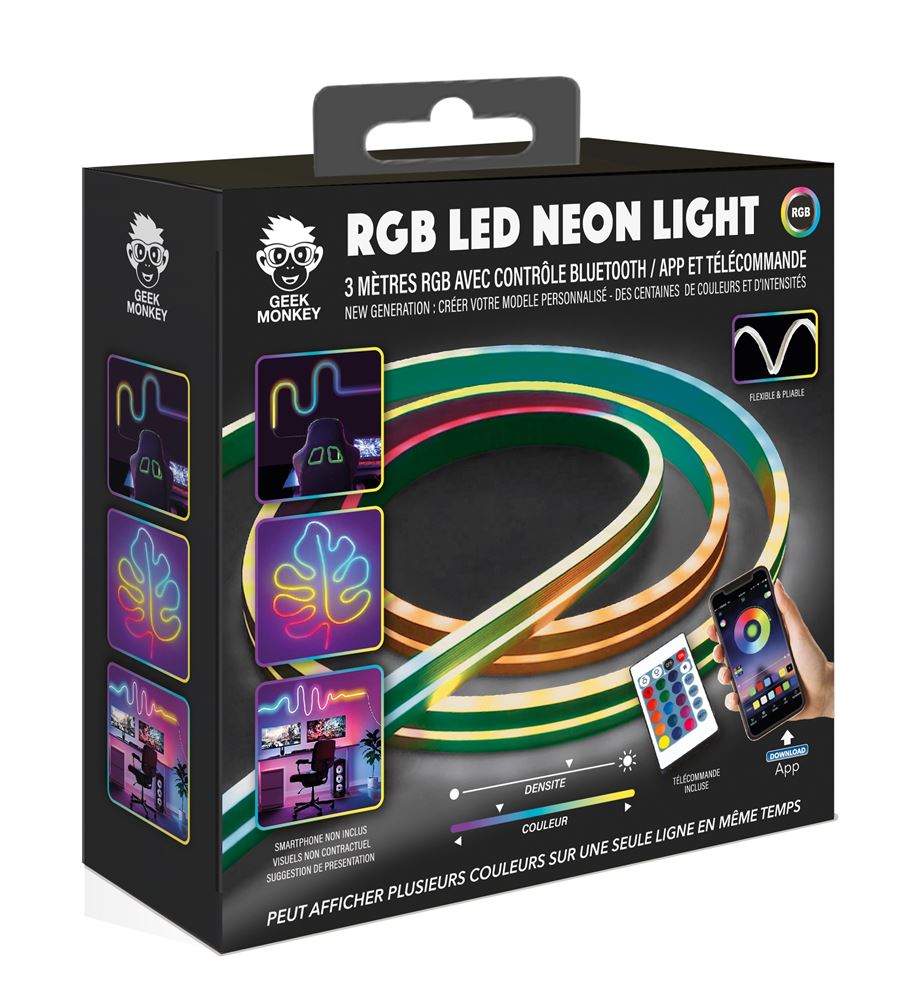 Ruban Led Neon Geek Monkeys Nouvelle Génération 3 m - Autre accessoire ...