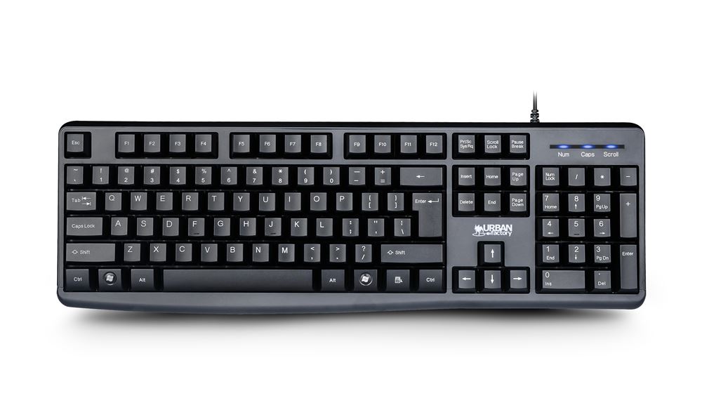 Clavier filaire Urban Factory Kabee Noir - Clavier - Achat & prix | fnac