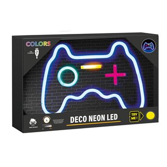 Deco Neon Led XL Geek Monkeys modèle Manette gamer - Autre accessoire ...