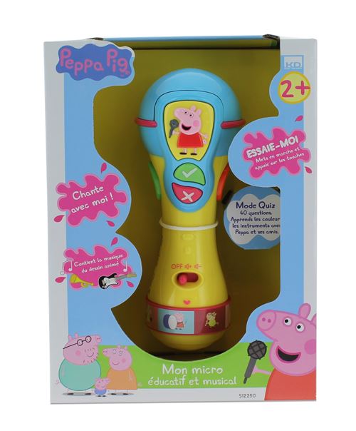 Microphone Peppa Pig Taldec - Jeu éducatif musical - Achat & prix | fnac