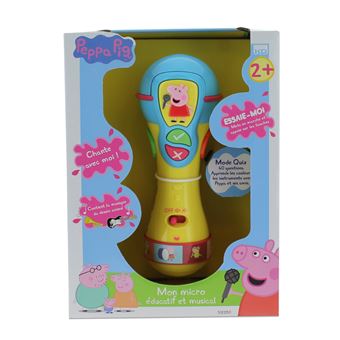 Microphone Peppa Pig Taldec - Jeu éducatif musical - Achat & prix | fnac