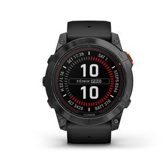 Montre connectée Garmin Fenix 7X Pro Solar Edition 51mm Acier Gray avec ...