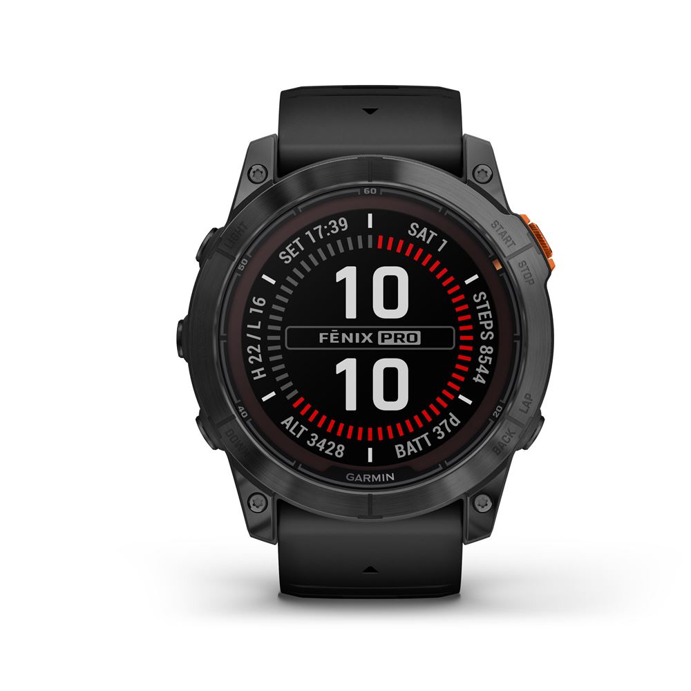 Montre connectée Garmin Fenix 7X Pro Solar Edition 51mm Acier Gray avec ...