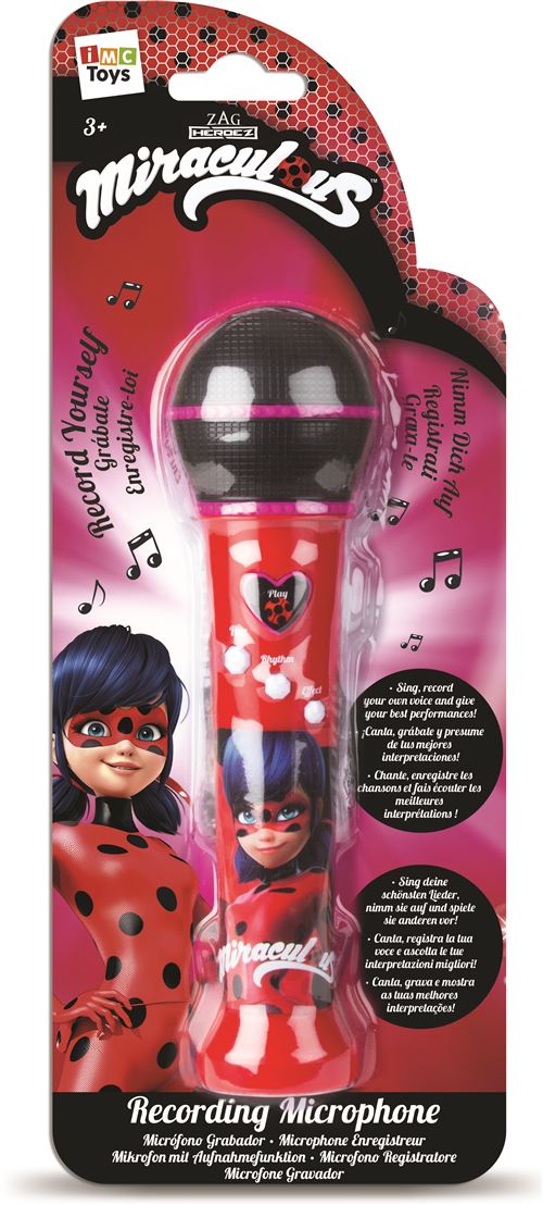 Microphone enregistreur IMC Toys Miraculous Ladybug - Instrument de ...
