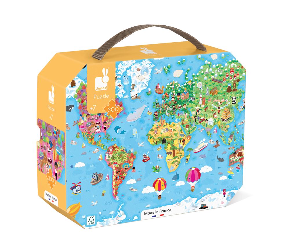 Puzzle Geant du monde - 300 pcs - Puzzle - à la Fnac