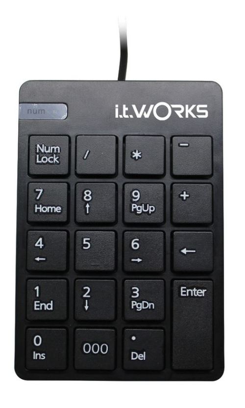 Pavé numérique It Works Noir pour PC et Mac - Fnac.ch - Clavier