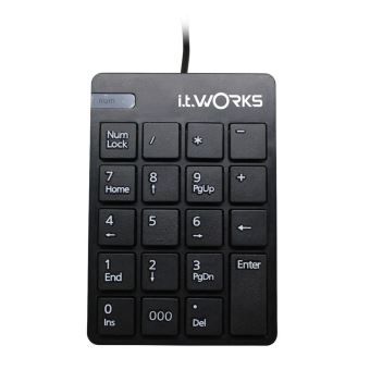 Pavé numérique It Works Noir pour PC et Mac - Clavier - Achat & prix | fnac