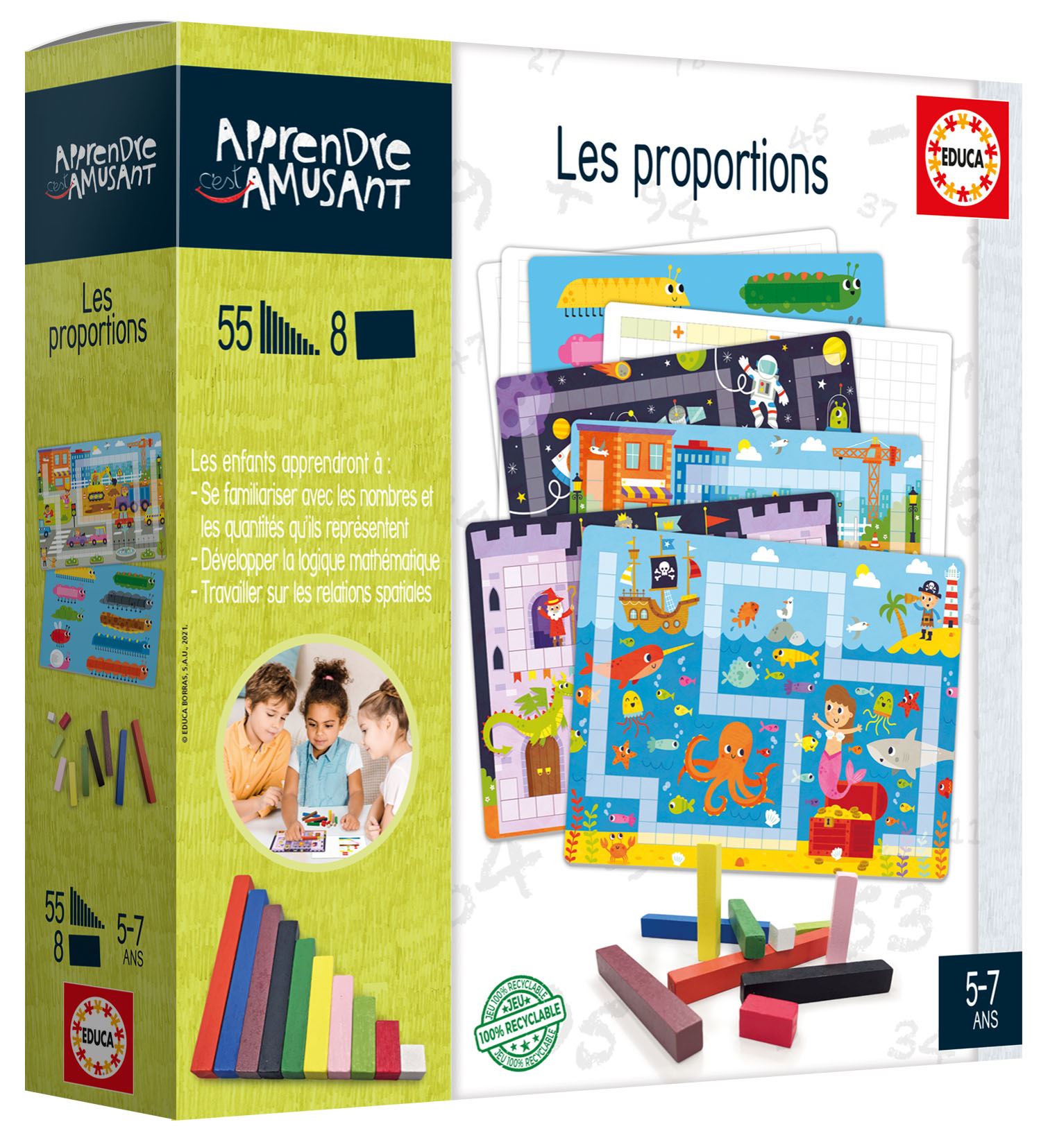 Educa - Les Proportions - Jeu chiffres et calcul - Achat & prix | fnac