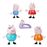 Figurine Peppa Pig Peppa et sa famille de 5 - Figurine pour enfant ...