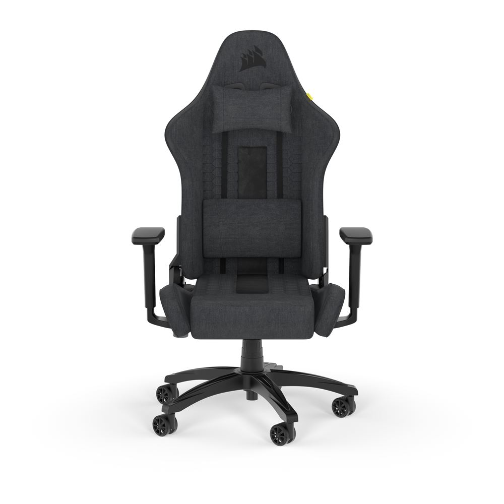 Chaise gaming Corsair TC100 Relaxed Fabric Gris et Noir - Chaise gaming ...