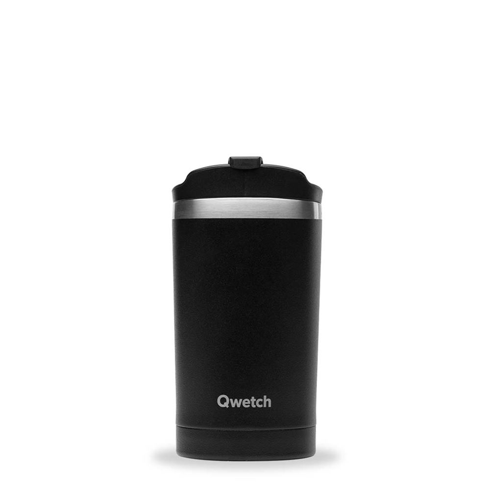 Travel mug Qwetch 300 ml Originals Noir - Matériels de camping et ...