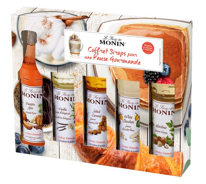 Sirop et concentré Monin Coffret pour Pause Gourmande 5*5 cl - pour ...