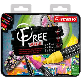 Marqueur acrylique a base d''eau, a tres fort pouvoir couvrant ...