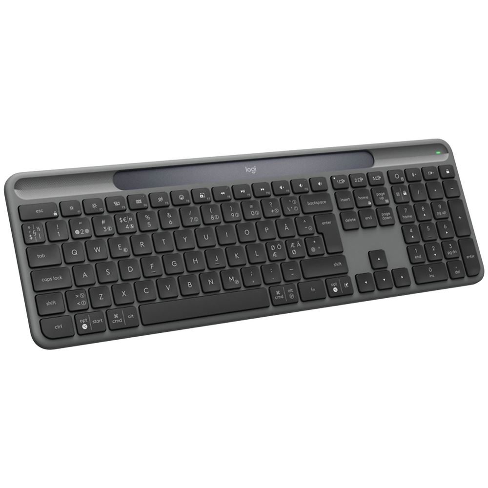 Logitech Signature Slim Solar+ K980 - Clavier - full size - sans fil ...