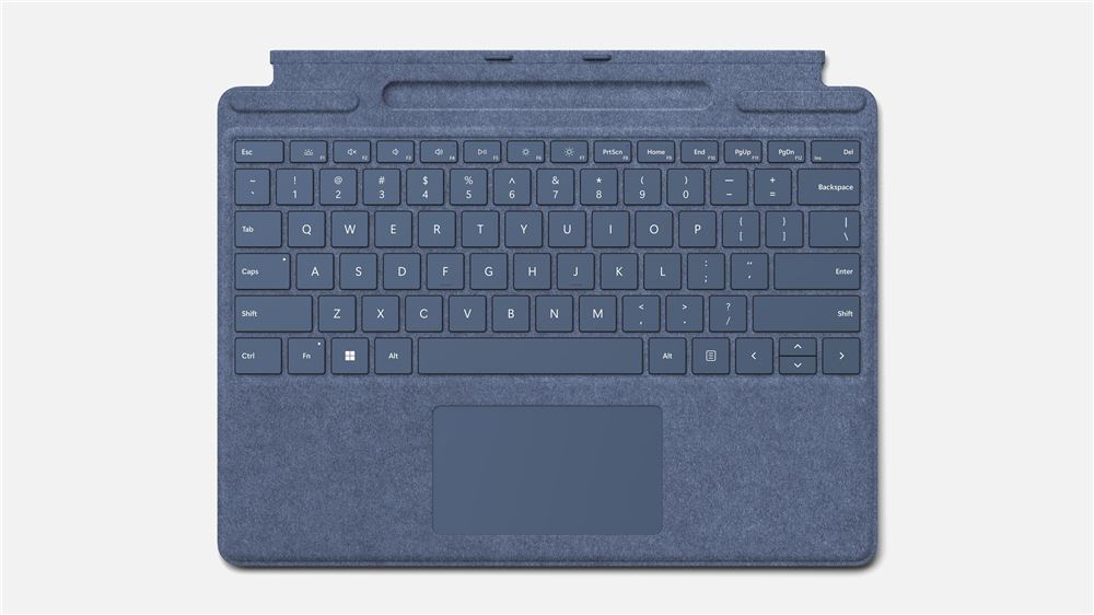 Clavier sans fil Microsoft Signature pour Surface Pro X, 8 et 9 Bleu ...