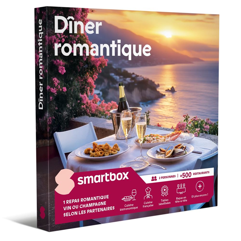 Coffret cadeau SmartBox Dîner romantique - Coffret cadeau - Achat ...