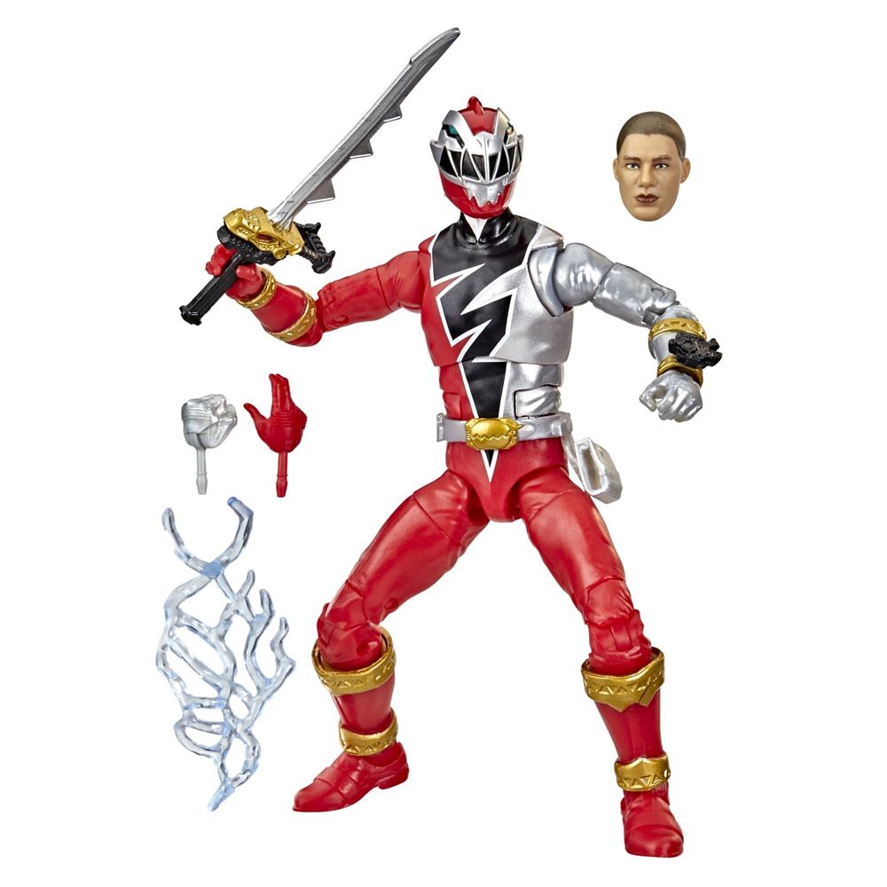 Figurine Power Rangers Lightning Collection Dino Fury Ranger Rouge ...