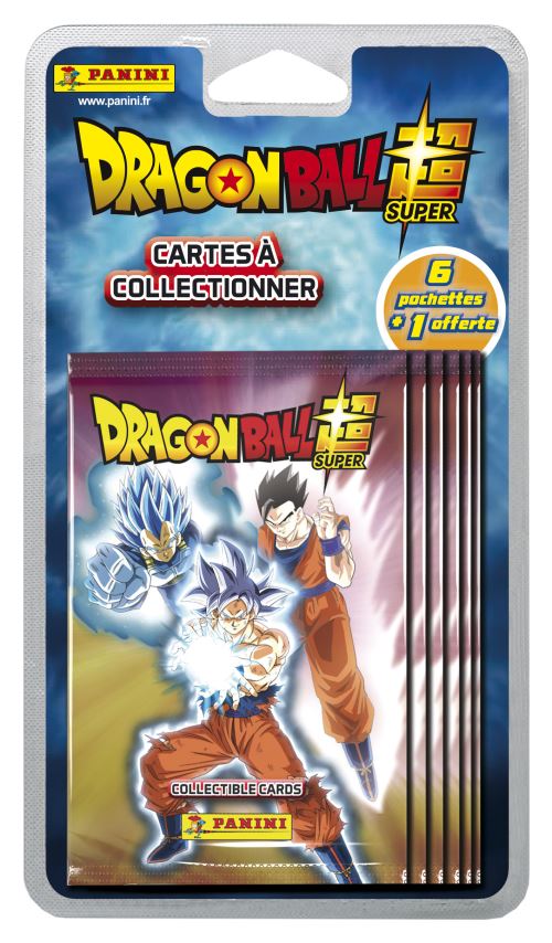 Pack de 7 pochettes Panini Dragon Ball Super Modèle aléatoire - Carte à ...