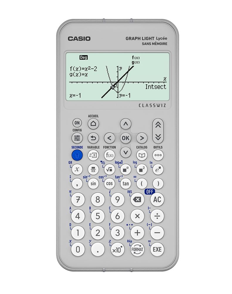Calculatrice scientifique Casio Graph Light Gris - Calculatrice - Achat & prix | fnac