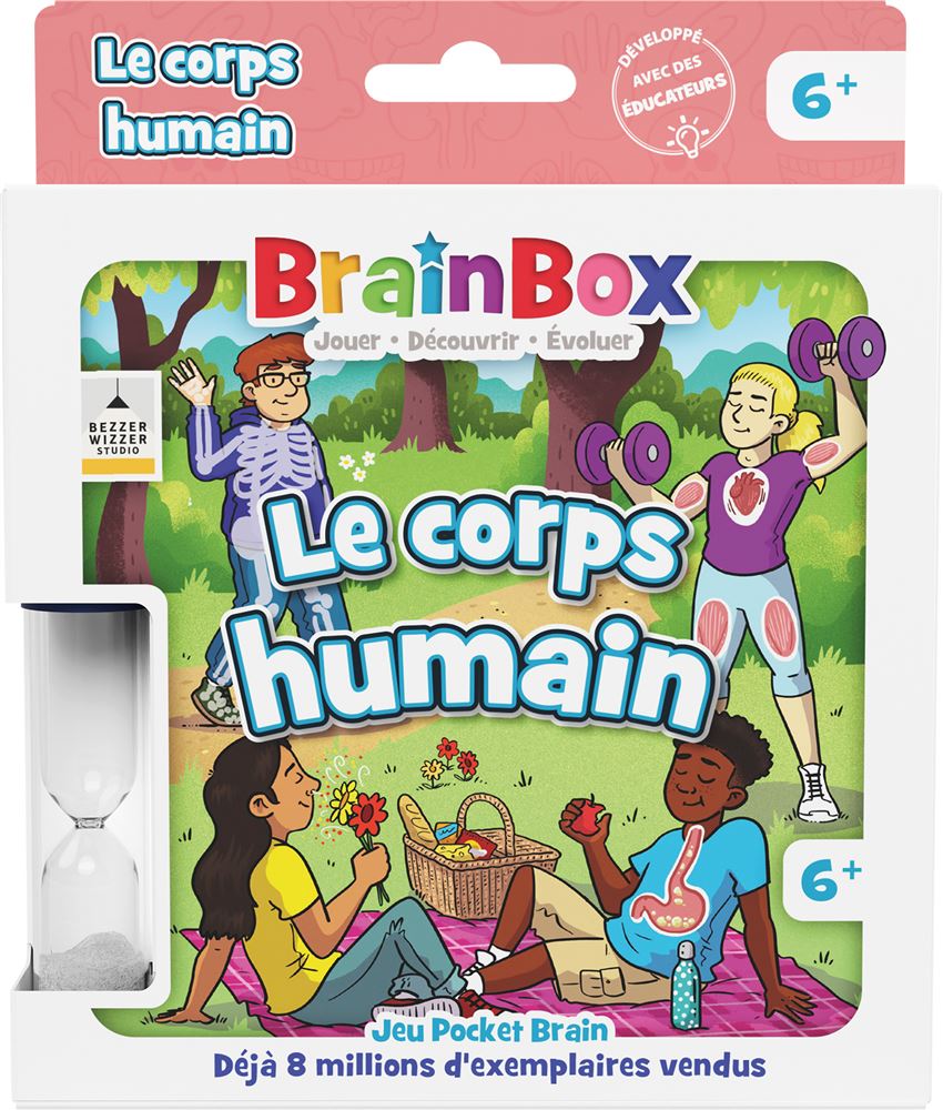 Jeu de mémoire Asmodee BrainBox Pocket : Le Corps Humain - Loto mémo et ...
