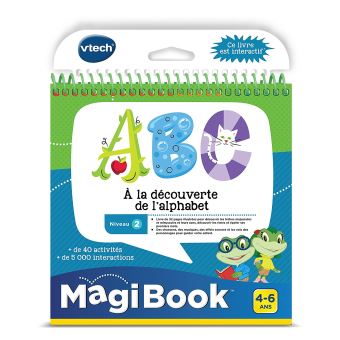 Livre éducatif VTech Magi Book ABC à la découverte de l’alphabet ...