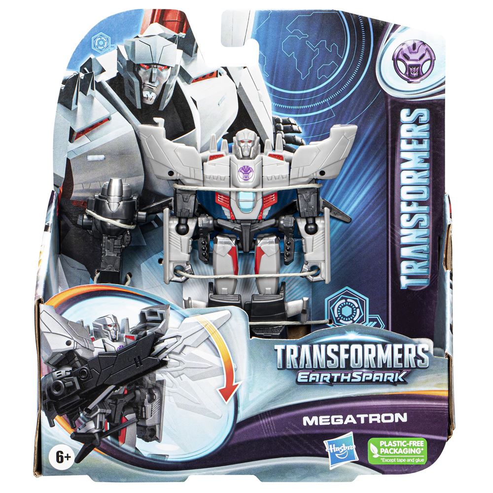 Figurine Transformers EarthSpark Guerrier Megatron - Figurine pour ...