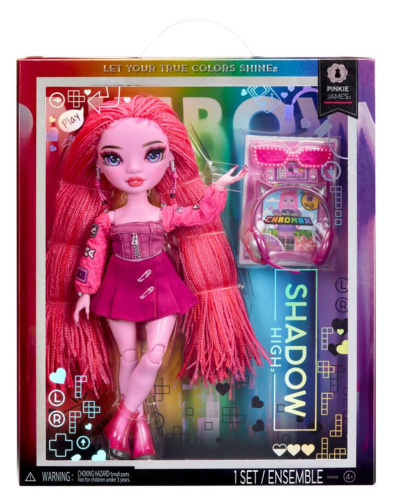 Poupée Rainbow High Shadow High F23 Fashion Doll Pinkie James - Poupée ...