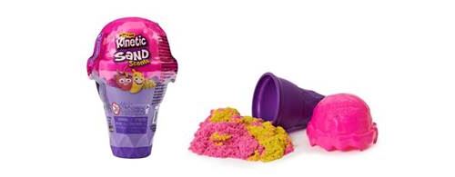 Pâte à modeler pour enfant Kinetic Sand Cornet de glace 113 g - Pâte à ...