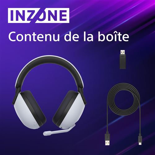 Casque gaming sans fil Sony INZONE H7 (WH-G700) Blanc Casque gaming sans fil Sony INZONE H7 (WH-G700) Blanc
