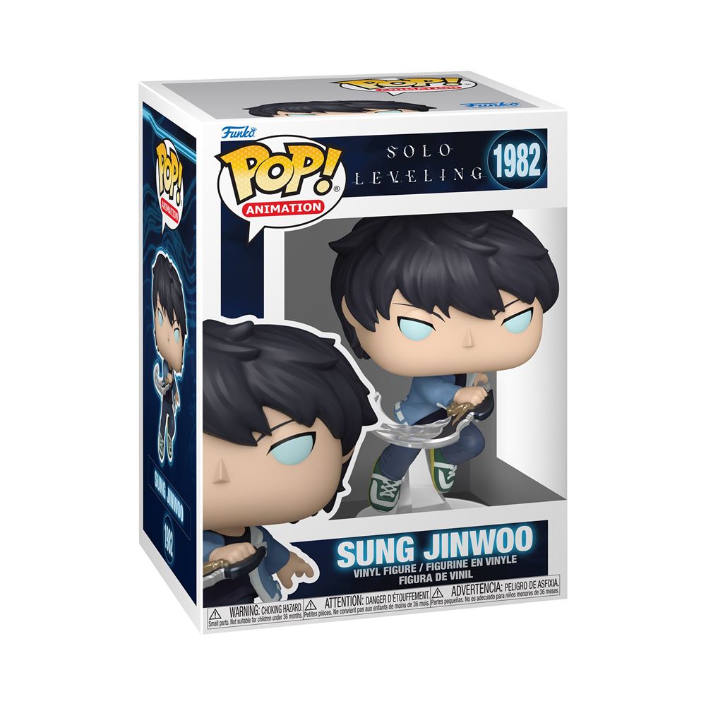 Figurine Funko Pop Animation Solo Leveling Sung Jinwoo with Chase ...