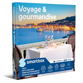 Coffret cadeau SmartBox Voyage & gourmandise - Coffret cadeau - Achat ...
