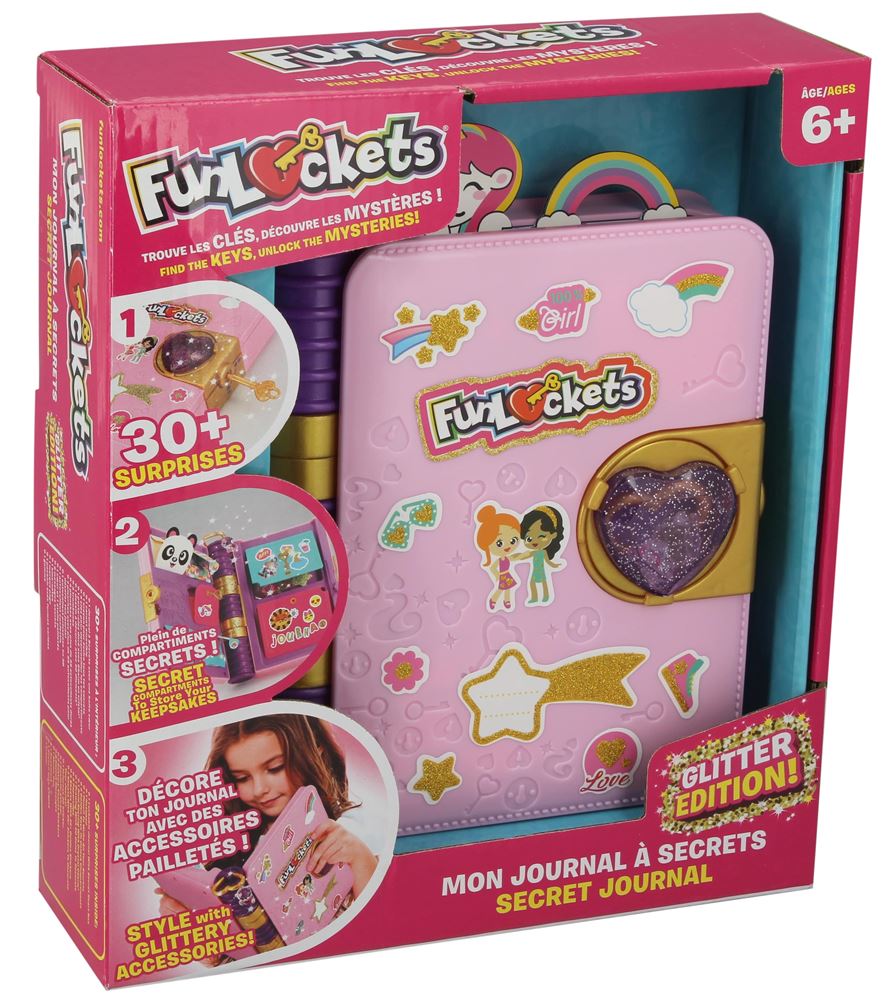 Jeu créatif Funlockets Mon journal à secrets Edition Pailletée - Autres ...