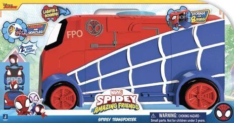 Figurine Spidey And His Amazing Friends Marvel Spidey Transporter ...