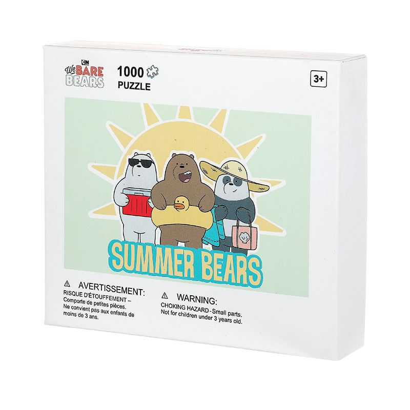 Puzzle 1000 pièces Miniso Vacances We Bare Bears - Autre puzzle | Fnac.be