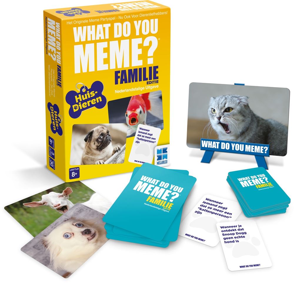 Jeu d'ambiance What do you meme family dieren editie Nederlands ...