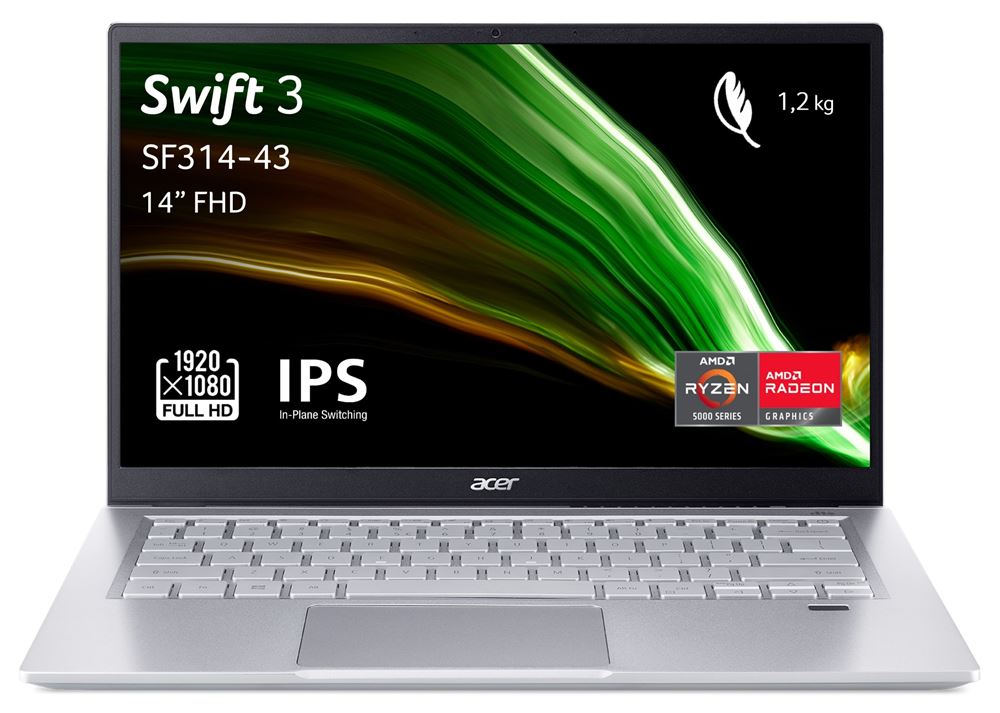 Ordinateur Portable Acer Swift 3 SF314-43-R9PZ 14" AMD Ryzen 5 16 Go RAM 512 Go SSD Gris ...
