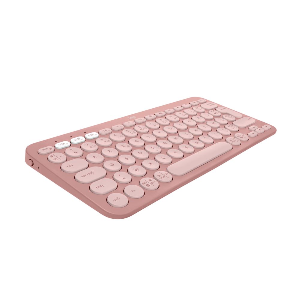 Clavier sans fil Logitech Pebble Keys 2 K380s Bluetooth Rose - Clavier - Achat & prix | fnac